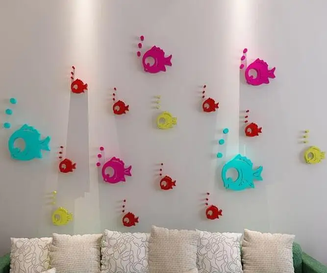 New Arrival Crystal Acrylic 3d Three-dimensional Wall Stickers Cartoon ...