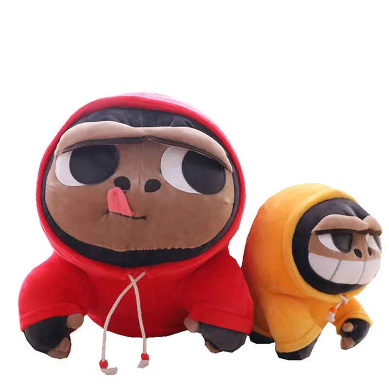 1PC super cuteP Orangutan Plush Toy Stuffed Soft Big Mouth Monkey Doll ...
