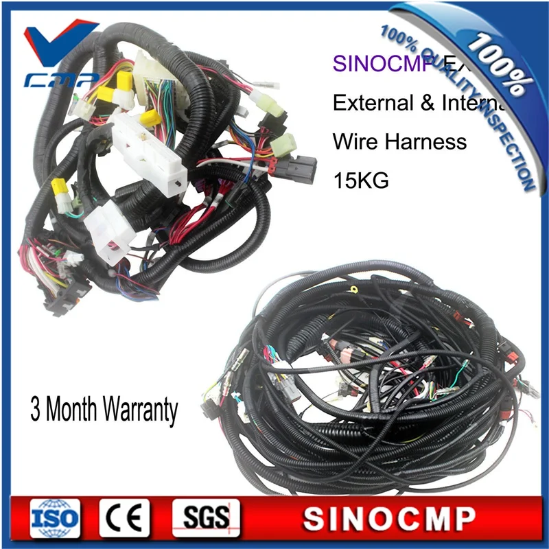EX200-3-complete-internal-and-external-wiring-harness-wire-cable-for ...