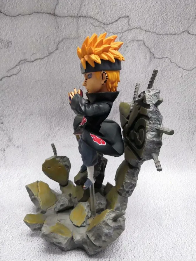 Naruto Shippuden Statue Pain Akatsuki Rinnegan Pein GK Action Figure ...