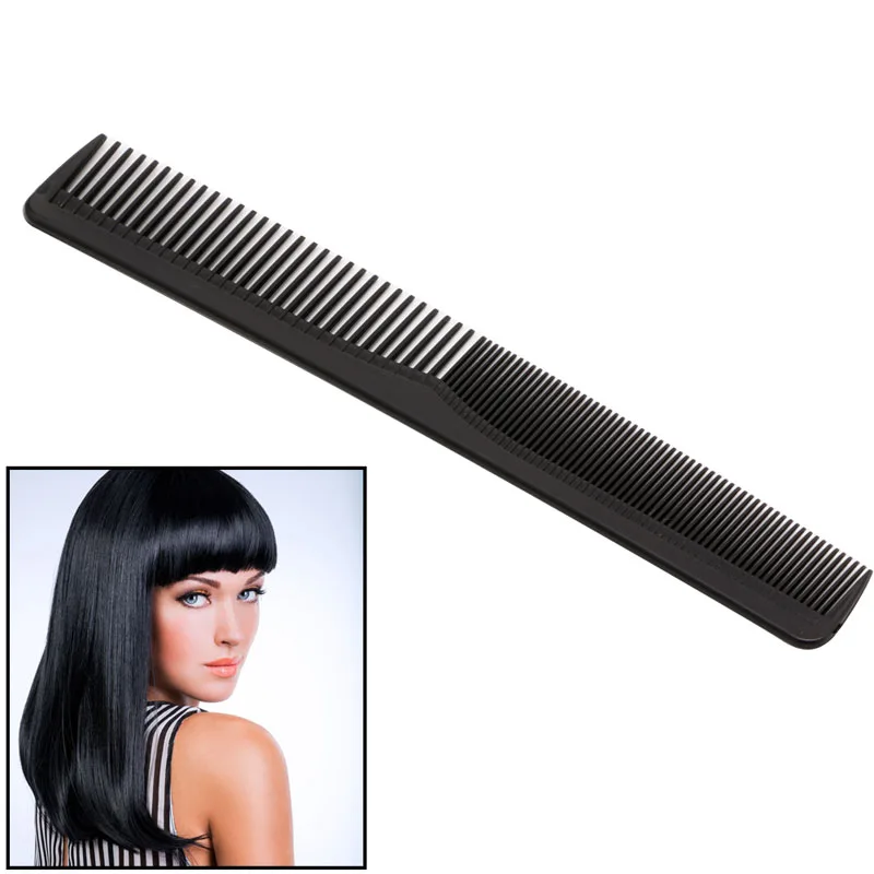 1pc New Black Professional Salon Hairdressing Hair Cutting Plastic Comb ...