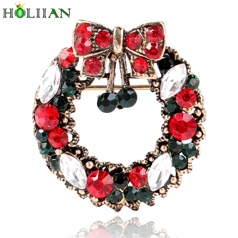 Christmas gift Trendy vintage decent garland brooch BOHEMIAN classic accessories female ...