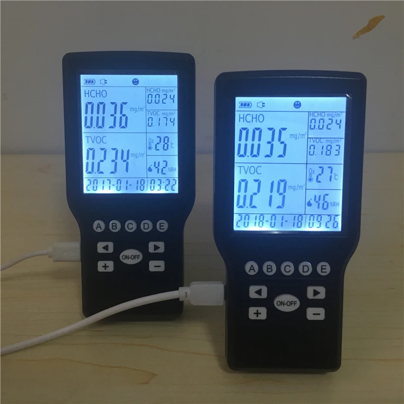 Handheld formaldehyde detector TVOC HCHO air quality monitor for home ...