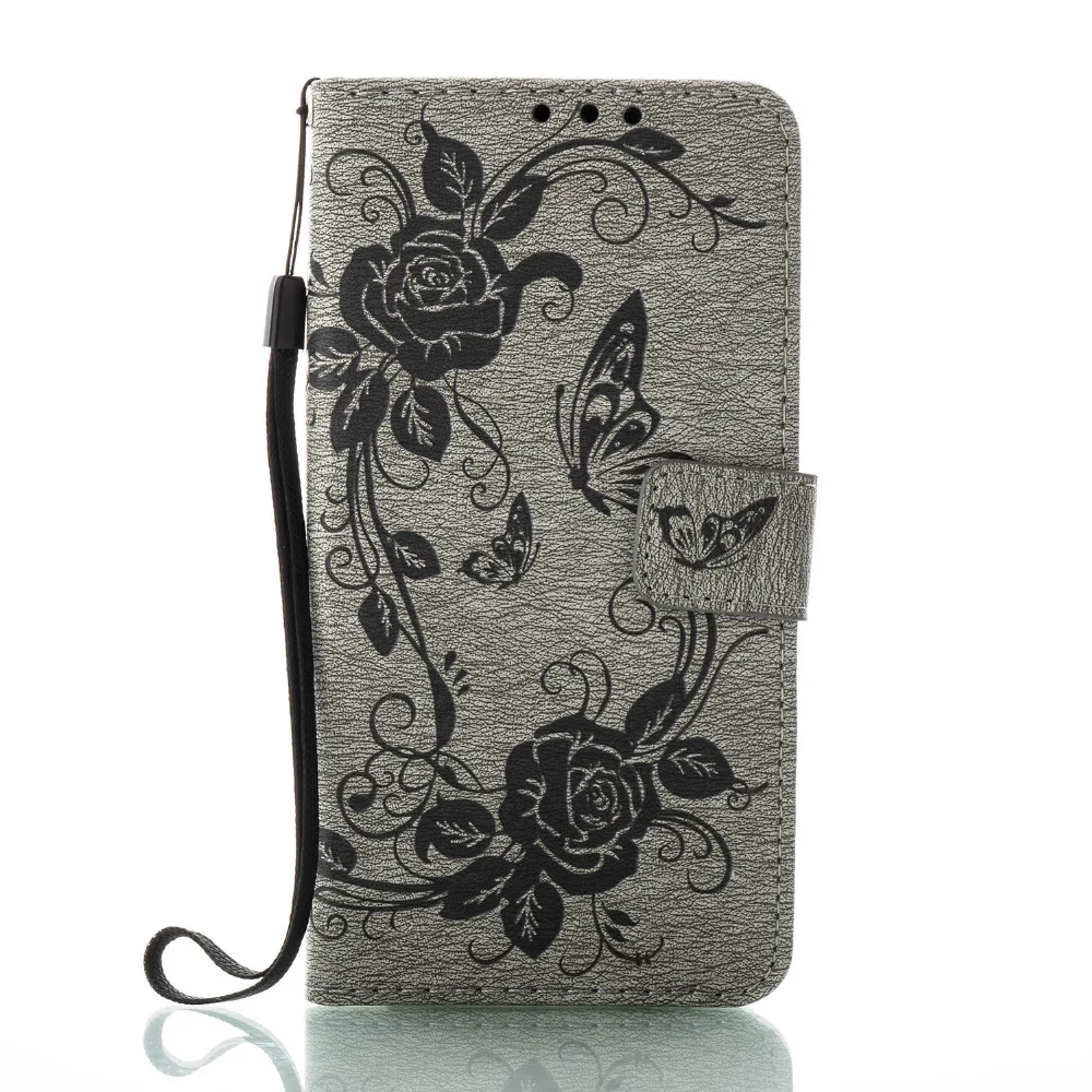 Para Huawei P8 Lite 2017 caso 5,2 pulgadas PU cuero cubierta de la caja del teléfono para Huawei ...