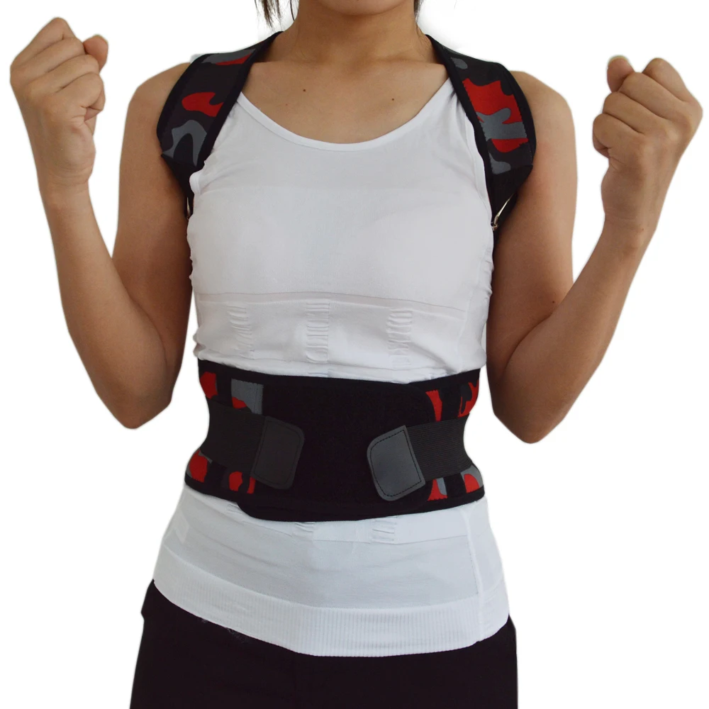 Women's Back Posture Corrector Back Braces Belts Lumbar Support Belt ...