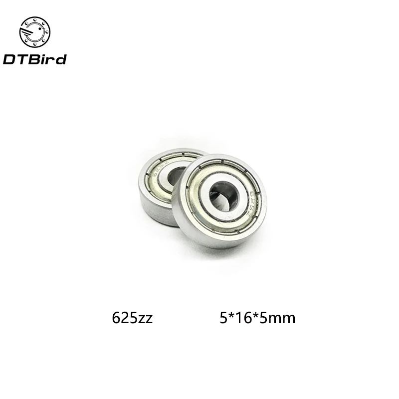 Free Shipping 50 PCS 625ZZ 625 ZZ 625 2Z 5*16*5mm Bearings 5x16x5 mm ...