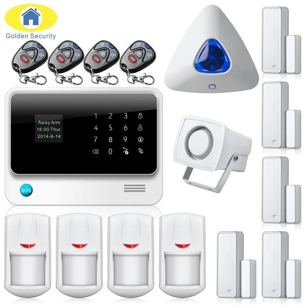 Nieuwe Product 2.4G WiFi Alarmsysteem Home Alarmsystemen Beveiliging ...
