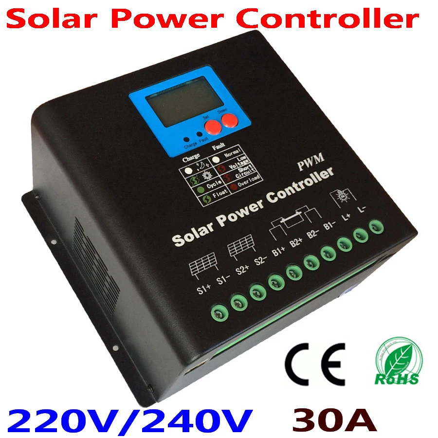 220V 240V 30A 50A 60A PV solar power controller use solar system ...