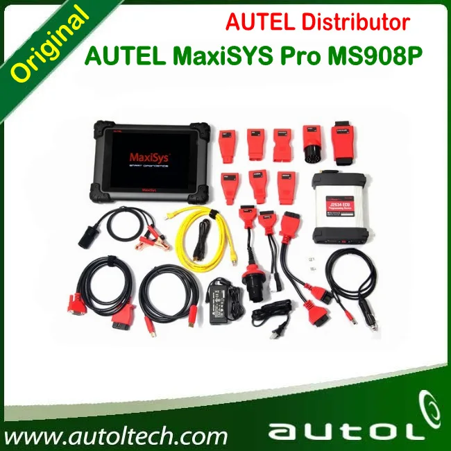 Original AUTEL MaxiSYS MS908 Pro AUTEL MaxiDas Maxisys pro Diagnostic ...