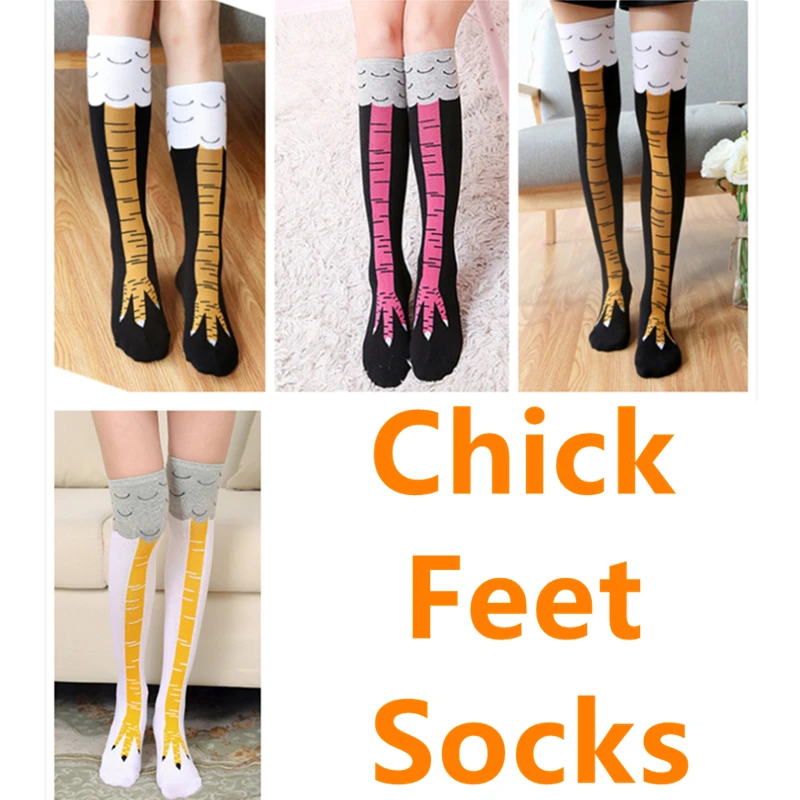 Adult Size Chicken Toe Socks Feet Claws Draw Chick Poult Hen Rooster ...