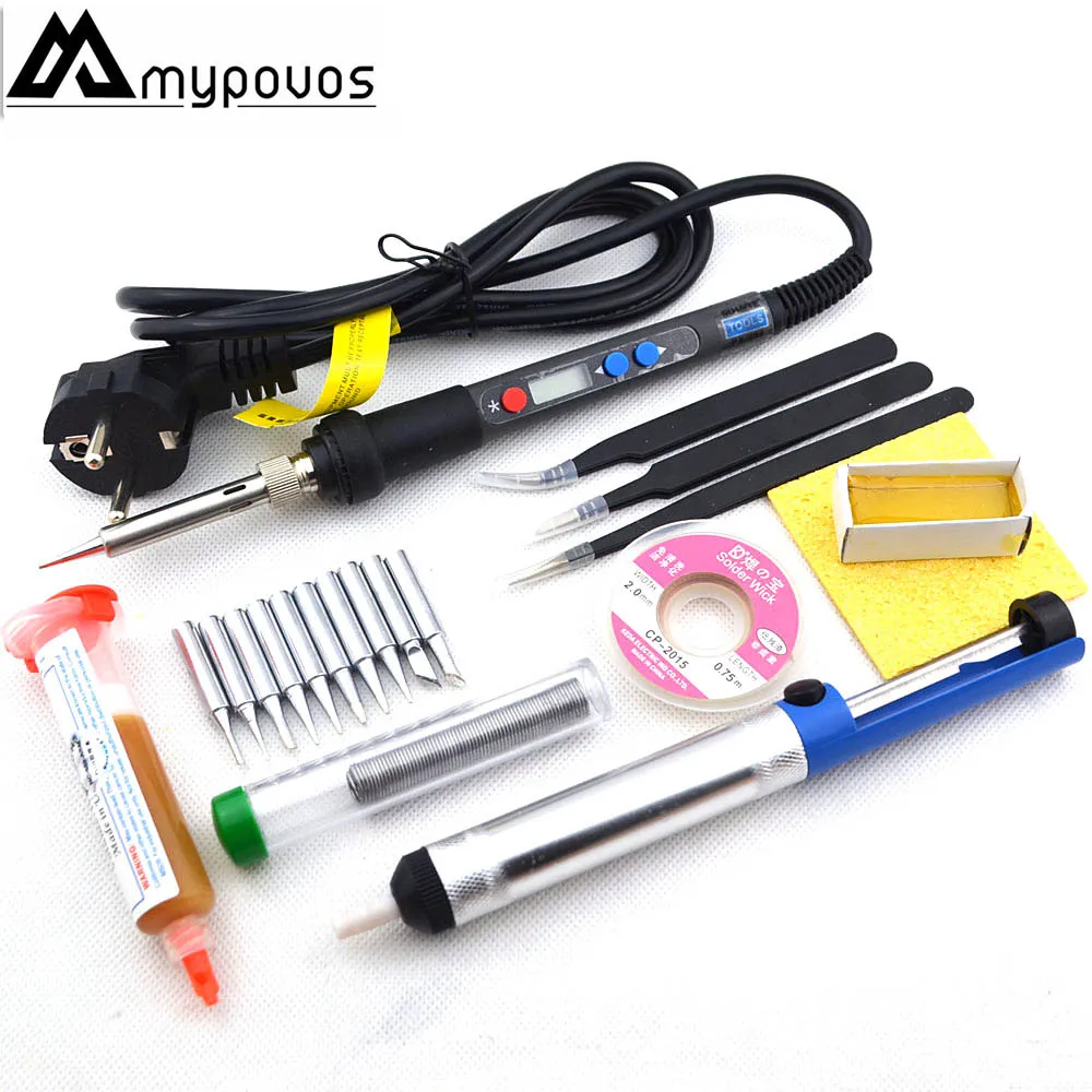 220V-90W-Electrical-Soldering-Iron-Rework-Welding-Gun-Tool-Adjustable ...