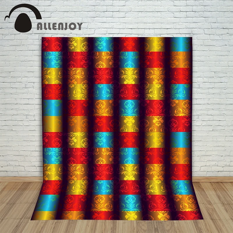 Allenjoy photo background abstrack colorful damask pattern photography ...