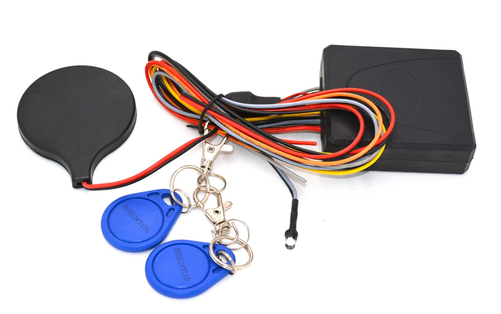 RFID motorcycle alarm system is with 2pcs transponder tags,release ...