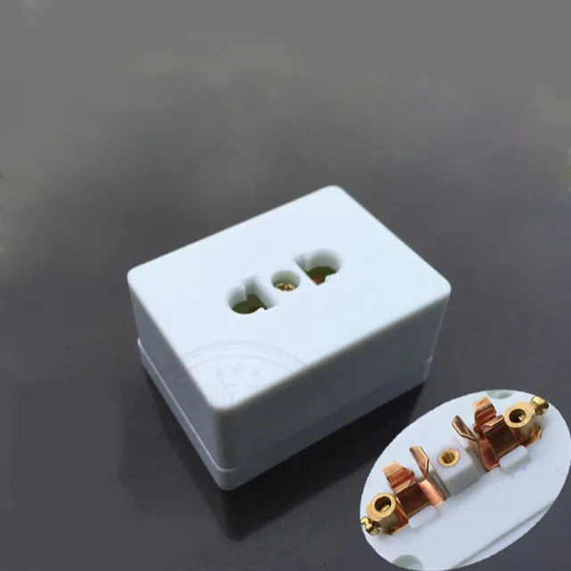 40pcs Surface mounted dual use 2 round hole and two flat hole ...