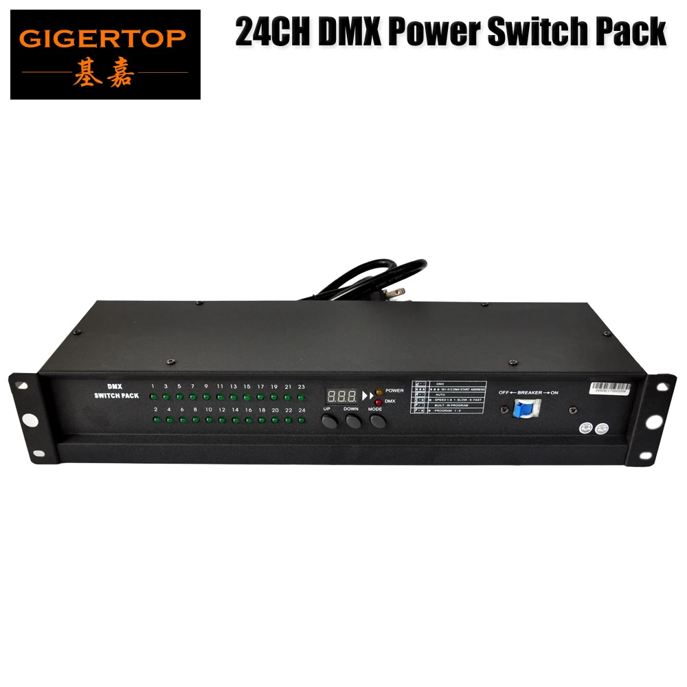 TIPTOP-24CH-DMX-Power-Switch-Pack-Fuse-Breaker-Protection-DMX512 ...