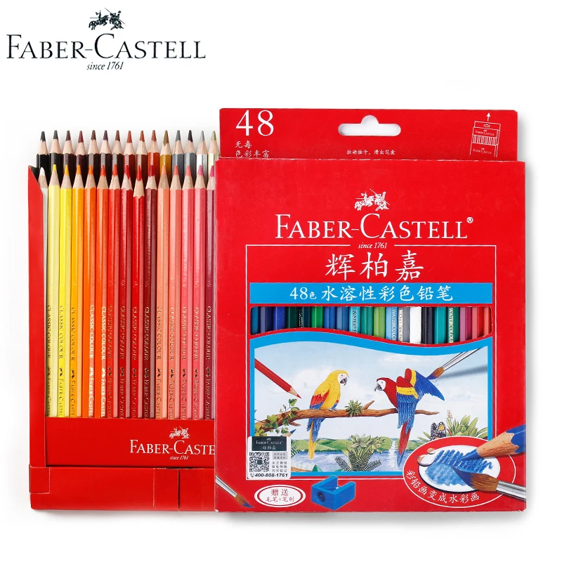 Alemanha Faber Castel l solúvel em água lápis de cor chumbo cor set ...