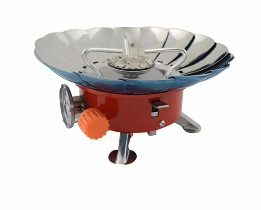 4000 BTU Portable Outdoor Stove Windproof Stainless Steel Gas Stove ...