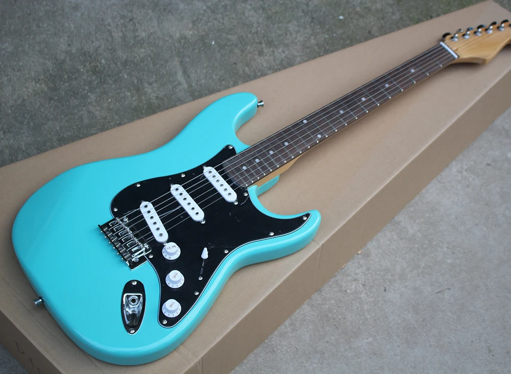 Aliexpress.com : Buy Wholesale custom blue electric guitar with black ...