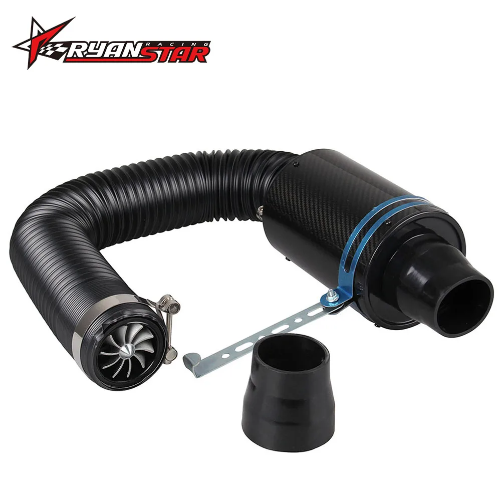 Kylin racing Cold Feed Induction air intake Kit & Carbon Fibre Air ...