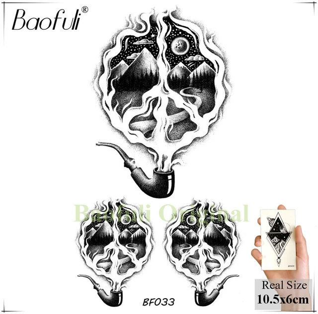 Realistic Smoke Tattoos