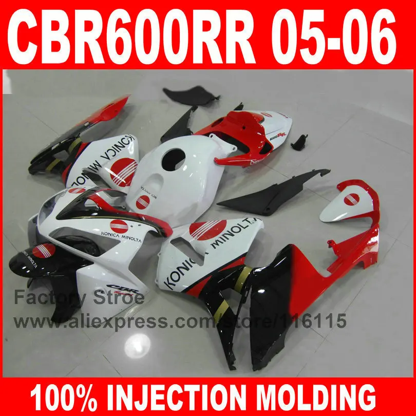 Custom Injection Mold Motorcycle For Honda 2005 2006 Cbr 600rr 05 06 ...