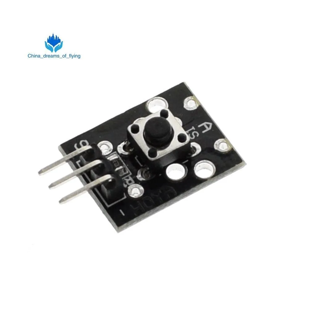 KY 004 3pin Button Key Switch Sensor Module for Arduino Diy Starter Kit ...