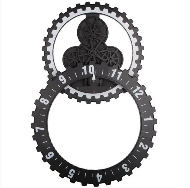 Fashion Large European Creative Gear Decoration Metal made Balcony Wall ...