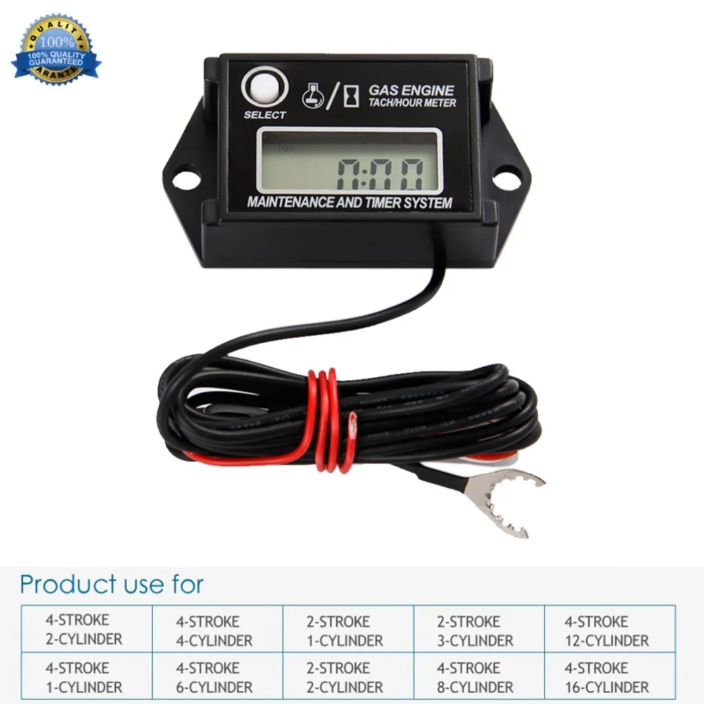 Waterproof Motocross Hour Counter Rpm Meter For Mini Dune Buggies ...