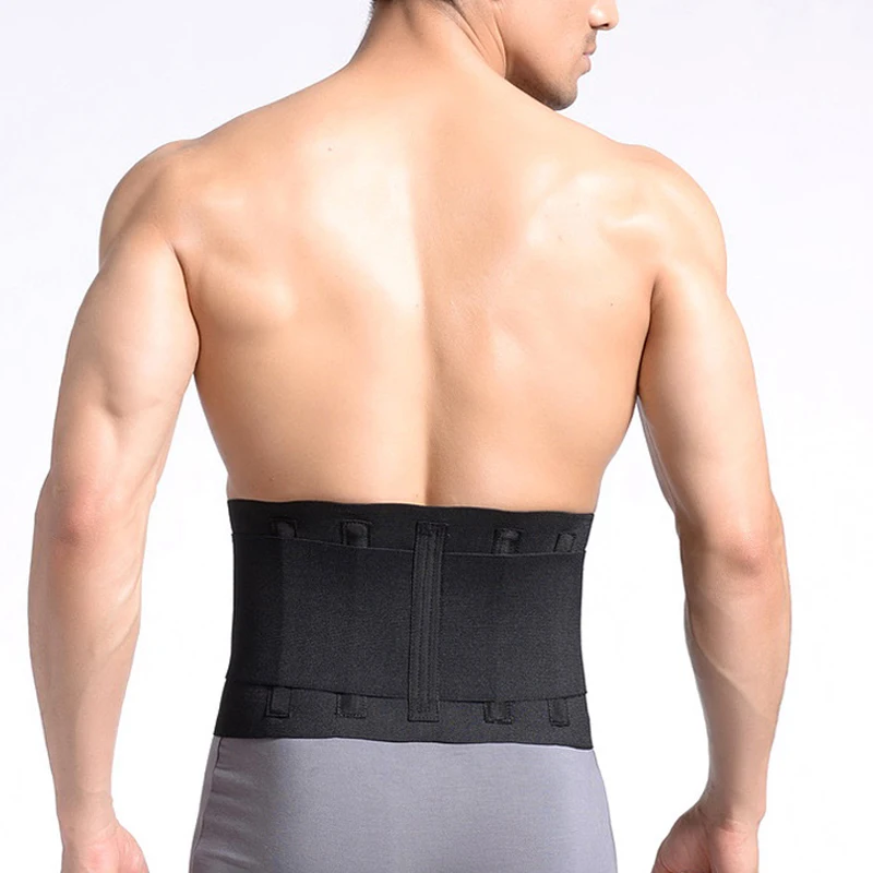 JORZILANO Neoprene Double Pull Lumbar Support Lower Back Belt Brace ...