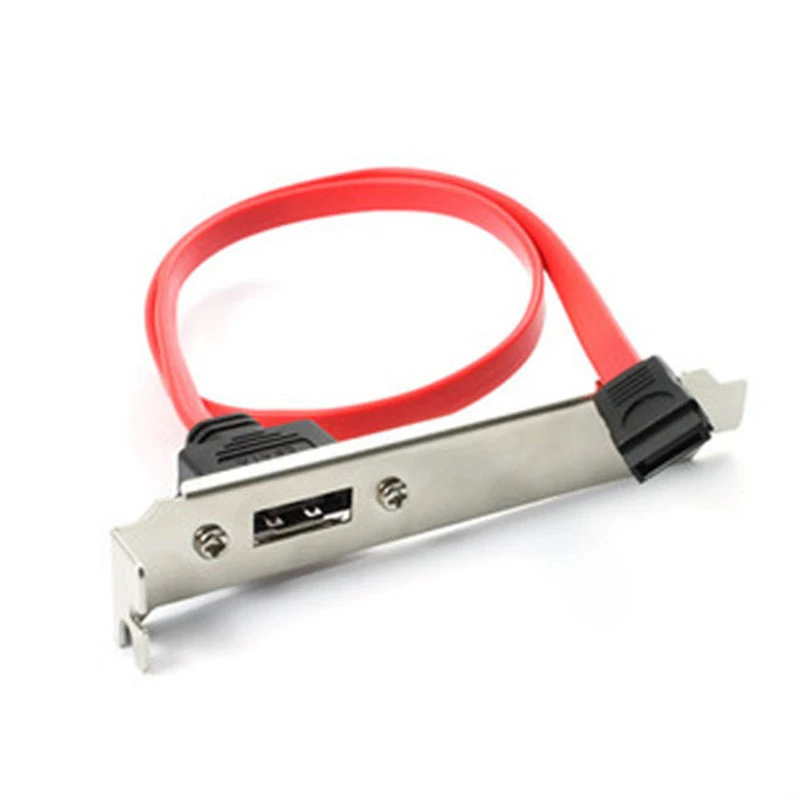 Computer Case Baffle Internal SATA to ESATA External PCI Slot Cable ...