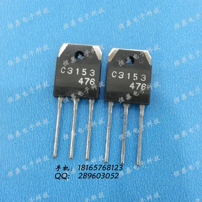 5 unids/lote C3153 2SC3153 TO3P NPN transistor regulador de conmutación ...