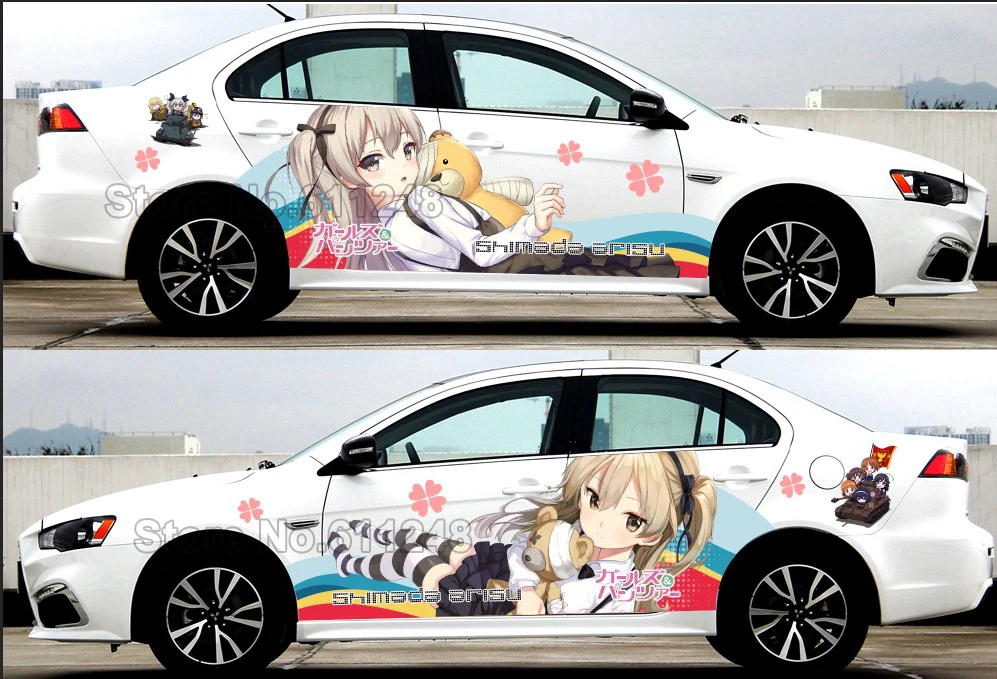 Mobil Styling Custom Made Permainan Anime Jepang Itasha Stiker Rally ...