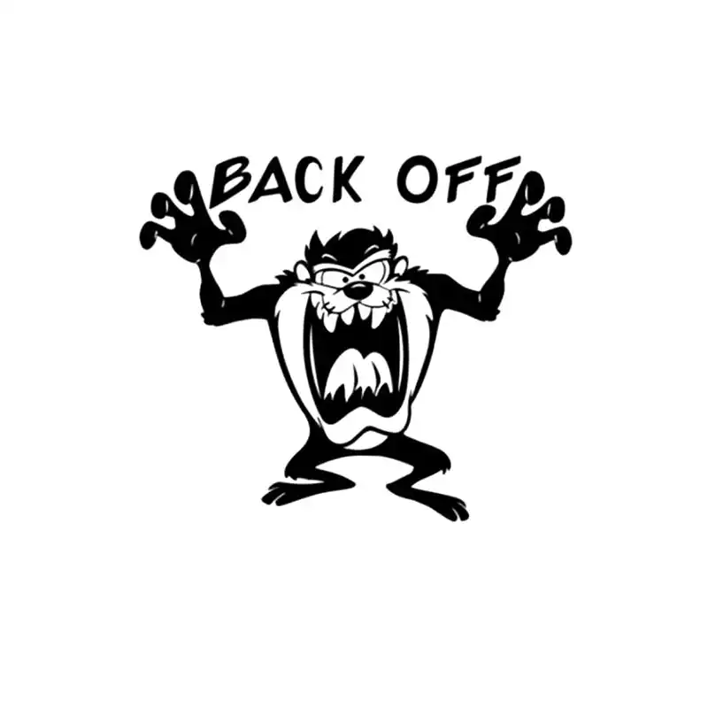 20*17.2CM Devil BACK OFF Funny Vinyl Car Decal Sticker Exterior ...