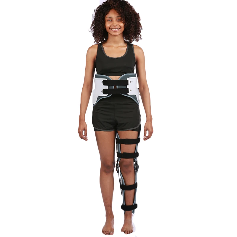 Knee Ankle Foot Orthosis FULI Brace Fixed Stiff Thigh Knee Ankle Foot ...