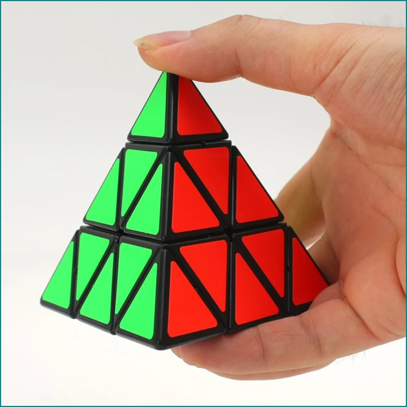 2018 Pyramid Magic Cube Speed Cube pyramid Cubo Magico professional ...