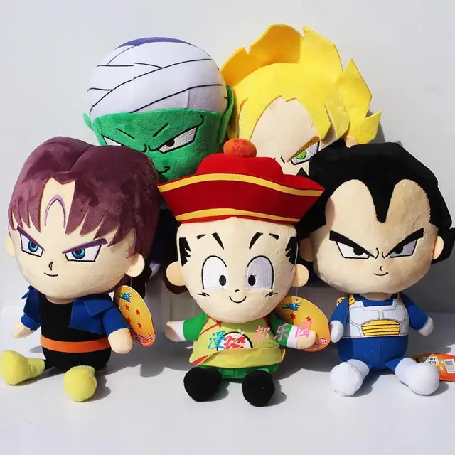 19cm Dragon Ball Z kid toys anime cartoon Plush Toys Super Saiyan goku ...