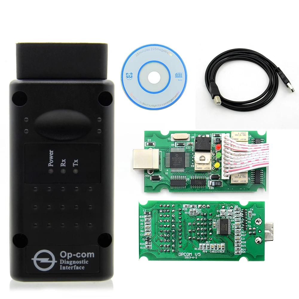 Заводской OPCOM V1.78 версия OP COM Авто диагностический инструмент сканер с PIC18F458 чип OBD2 ...