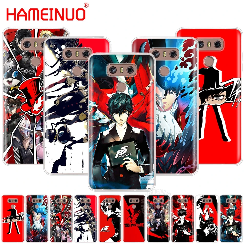 HAMEINUO Persona 5 case phone cover for LG Q6 G6 MINI G5 K10 M250N 2017 ...