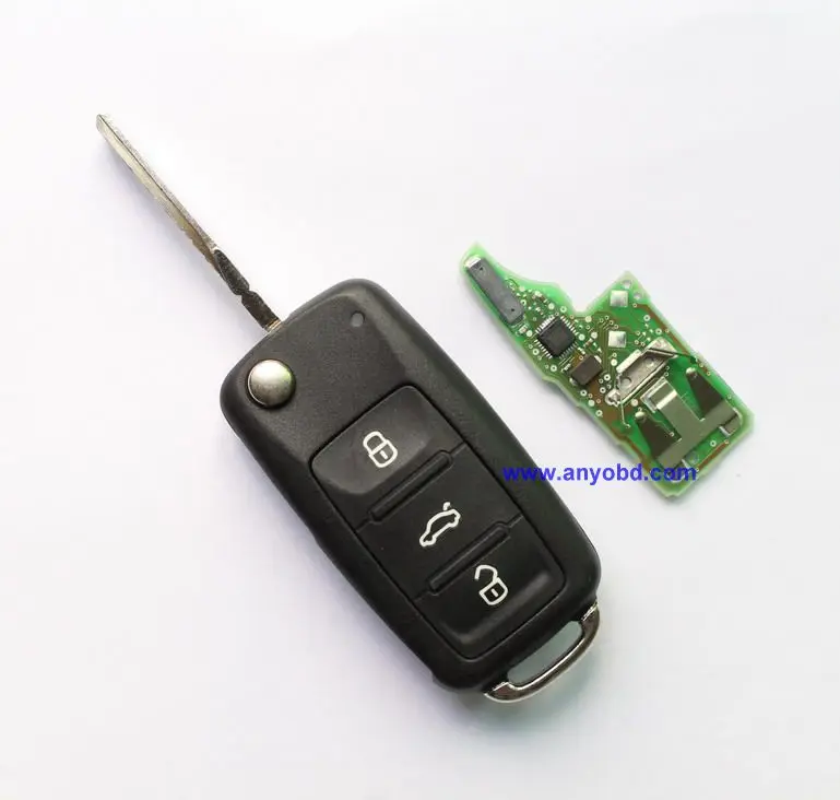 Original For Skoda Octavia , Superb Car Fob Flip Remote Key Control ...