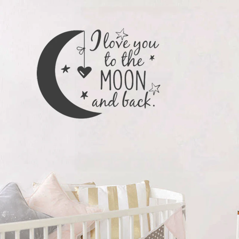 STIZZY Wall Decal Children Nursery Room Vinyl Wall Stickers Quotes I ...