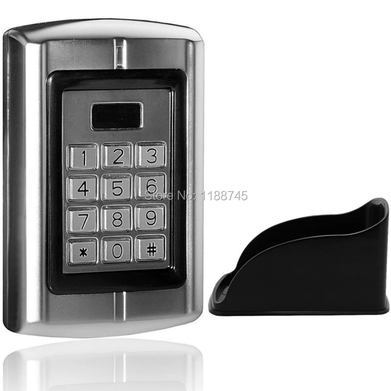 125KHz Metal Door Entry Access Control Keypad BC 2000 with Rain Cover ...