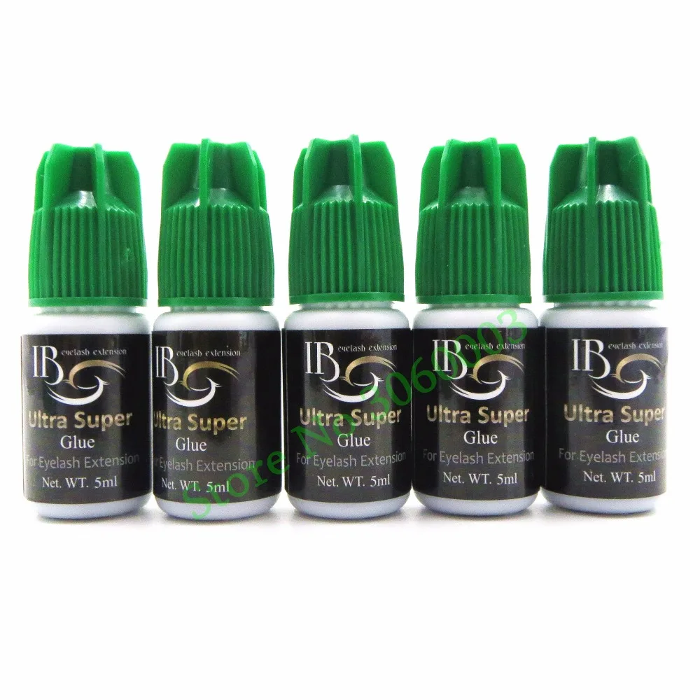 5 Bottles Lot Eyelash Extension Glue Ib Ultra Super 5ml Fast Drying