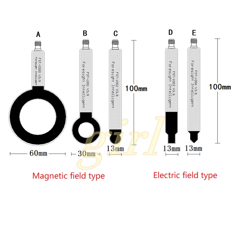 EMC EMI near field simple probe probe magnetic field electric field ...