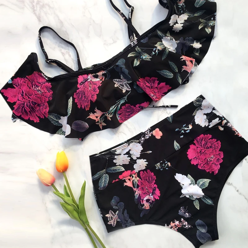 Black Swimsuit Bikini Sexy Brazil Maillot Sexy Swim Wear Women Top