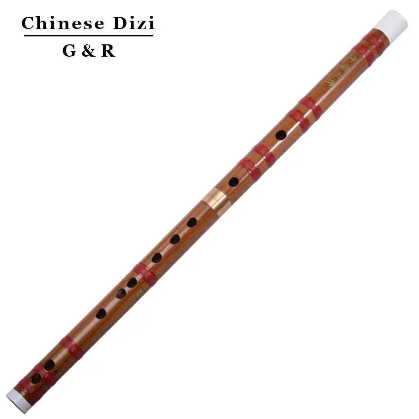 Chinese Tradition Bamboo Flute Dizi Two Sections Transverse Wind Music ...
