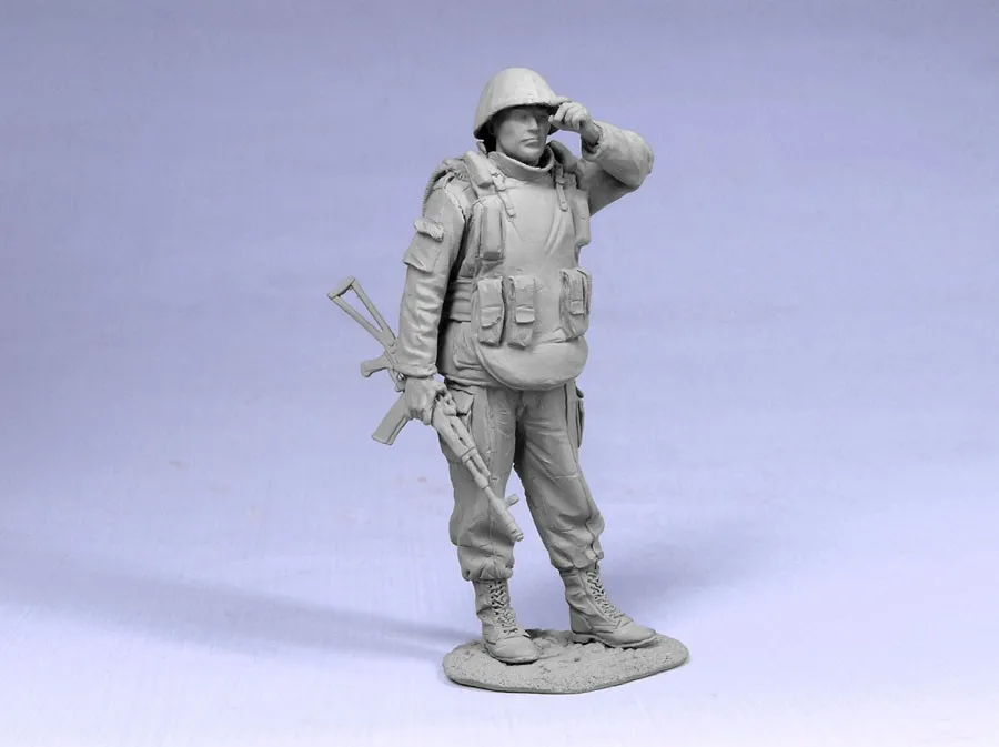 Resin Kits 1/35 Russian modern infantryman Chechnya soldier Resin Model ...