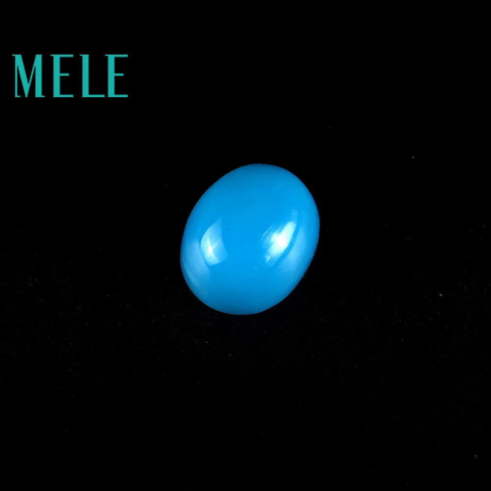 Natural calaite turquoise for jewelry making,blue oval cut 12mmX10mm ...