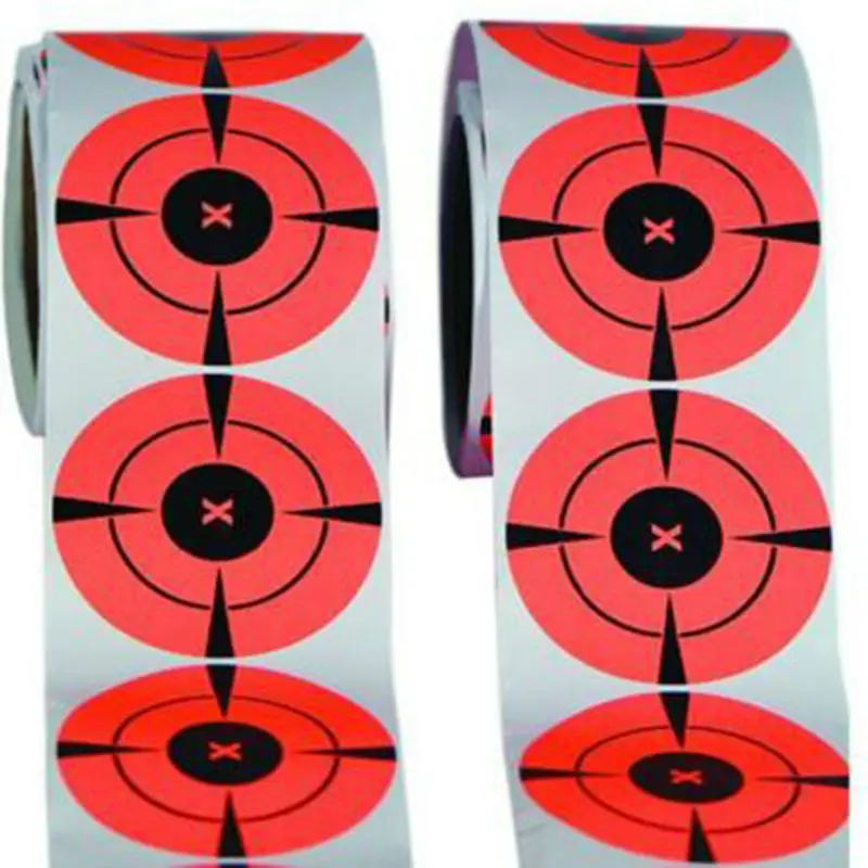 2019 New Trend Fluorescent Red Shooting Target Stickers (Qty 250 PCs 3 ...