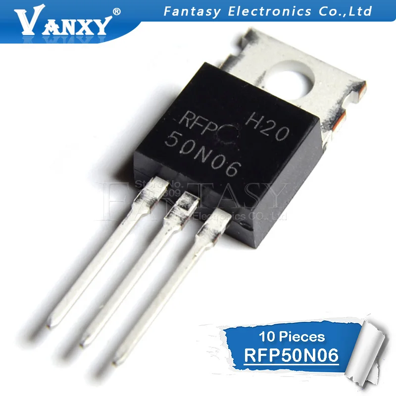 10pcs RFP50N06 TO 220 P50N06 TO220 50N06 new original|Integrated ...
