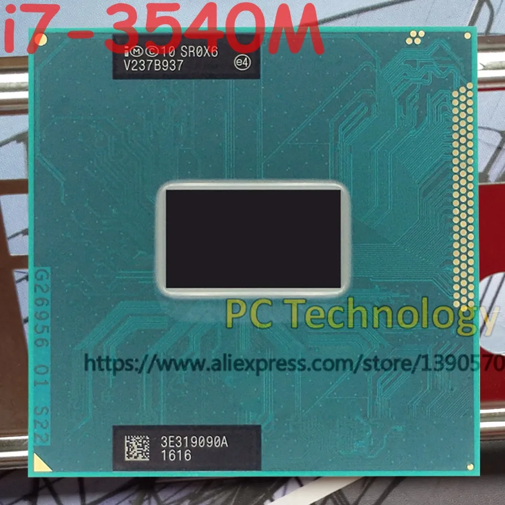 인텔 코어 i7 3540M SR0X6 CPU i7 3540M 프로세서, FCPGA988, 3.00GHz, 4M 듀얼 코어, 무료 ...